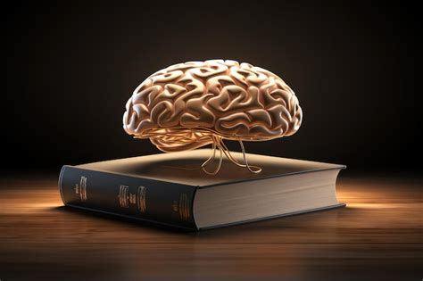 Premium Ai Image Brain And Book