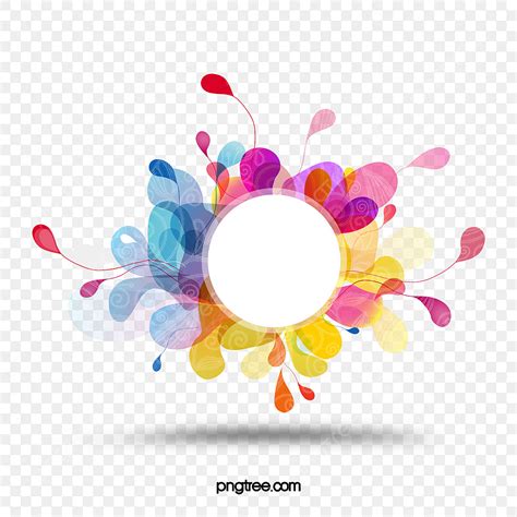 Colored Abstract Gradient Text Box Color Fashion Gradient Png