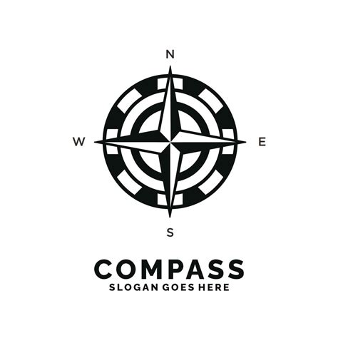 Compass Logo Design Vector Illustration 23959798 Vector Art At Vecteezy