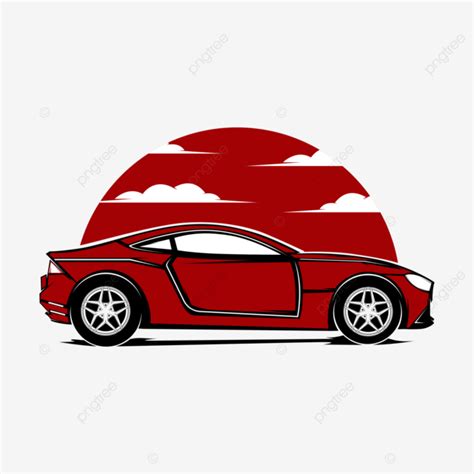 빨간 스포츠카 스포츠 자동차 스포츠카 Png 일러스트 및 벡터 에 대한 무료 다운로드 Pngtree