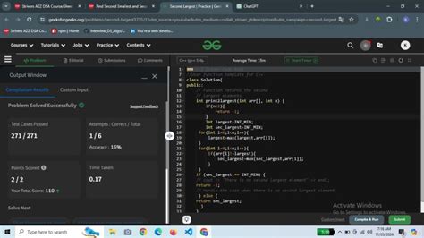 Kalki Dang On Linkedin 🚀 Revisiting Algorithms Second Largest Element
