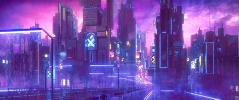 Purple Cyberpunk Wallpapers Top Free Purple Cyberpunk Backgrounds