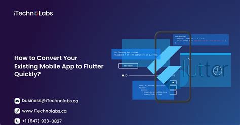How To Convert Your Existing Mobile App To Flutter Quickly