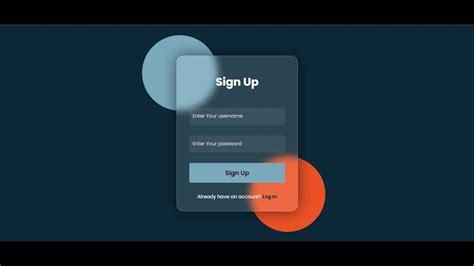How To Make A Glassmorphism Login Form In Html And Css Glassmorphism