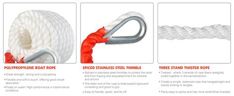 B4b Bang 4 Buck 3 4 X150 Anchor Rope Polypropylene