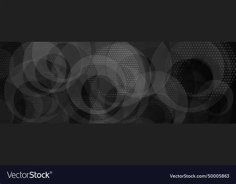 Abstract Background Of Translucent Circles And Vector Image