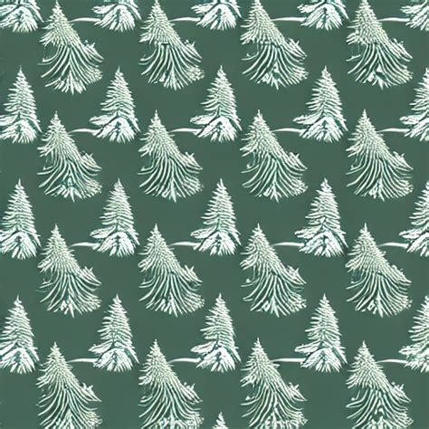 Pine Tree Pattern Digital Graphic Creative Fabrica
