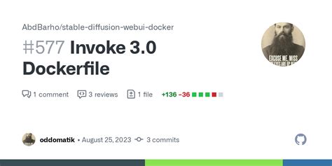 Invoke 30 Dockerfile By Oddomatik · Pull Request 577 · Abdbarho