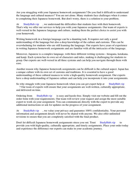 Japanese Homework Assignments Pdf Japanese Language Homework