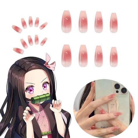 Demon Slayer Nezuko Nails Anime Fantasy Land
