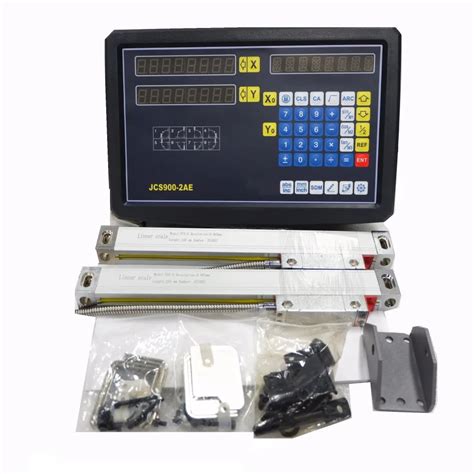 new 2 axis digital readout with high precision linear scale linear encoder linear ruler for