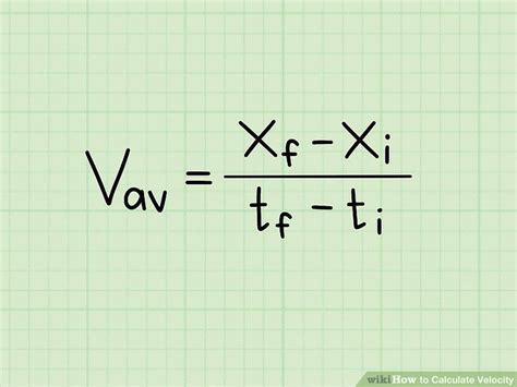 4 Ways To Calculate Velocity WikiHow