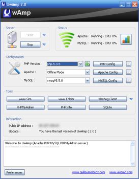 Uwamp Wamp Server Apache Mysql Php