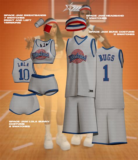 Space Jam Costume Set Trillqueen Sims 4 Expansions Sims 4 Mods