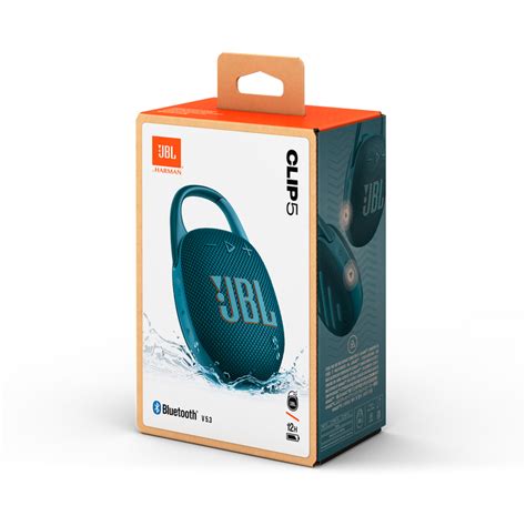 K B Jbl Clip Portable Bluetooth Speaker Blue