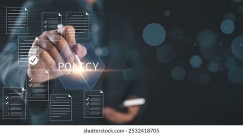 Businessman Showing Online Document Validation Icon Stock Photo Shutterstock