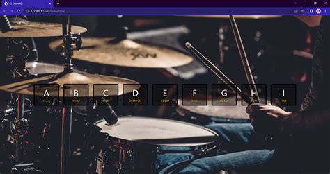 Github Im Paul Mak Js Drum Kit A Simple Keypad Drummer S Kit Using Html Css Js