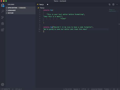 Set Prettier As Your VS Code Formatter DEV Community