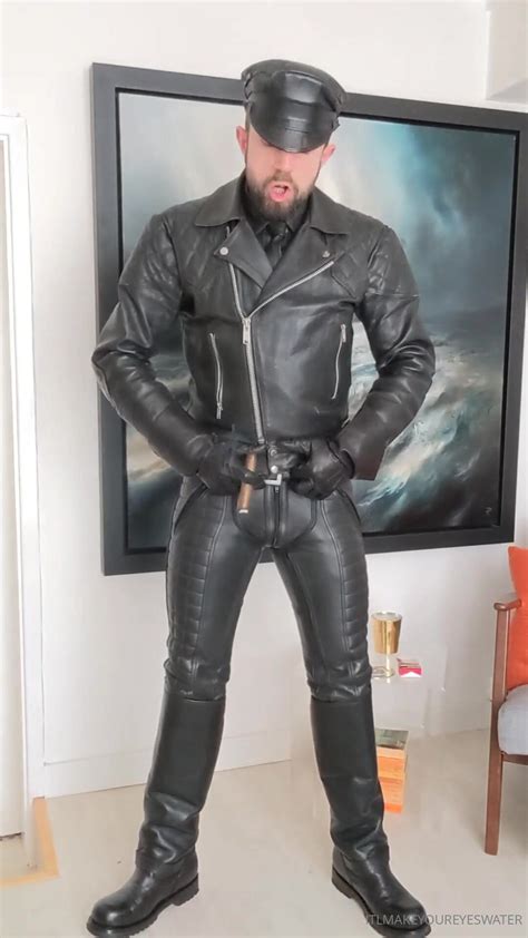 Leather Master Gear Cigar Smoking Thisvid Com