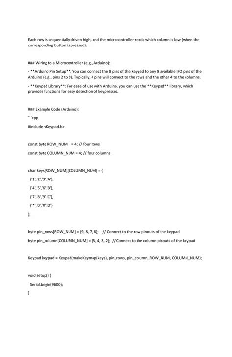 Matrix 4x4 16 Button Keypad Keyboard Module At ₹ 49 Piece मैट्रिक्स कीबोर्ड In Mumbai Id