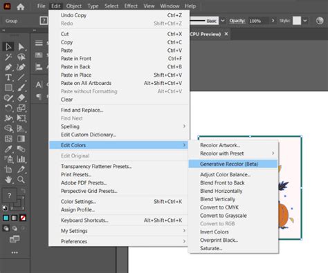 How To Use Generative Recolor Tool In Adobe Illustrator IllustratorHow