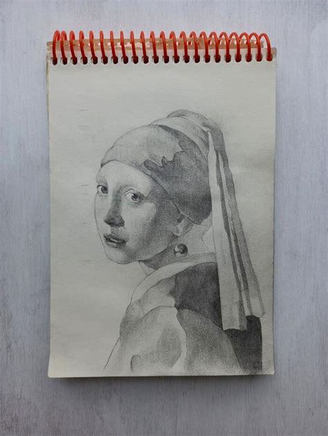 Иллюстрация Девушка с жемчужной сережкой