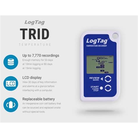 Jual DATA LOGGER LOGTAG TRID R PENGUKUR SUHU TERMOMETER DIGITAL Shopee Indonesia