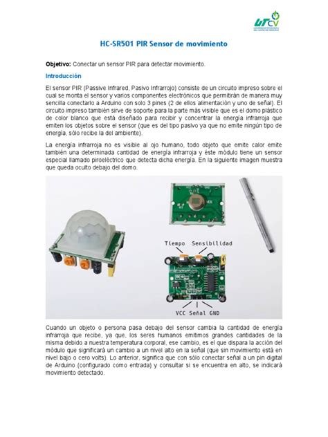 práctica 3 sensor de movimiento pdf infrarrojo arduino