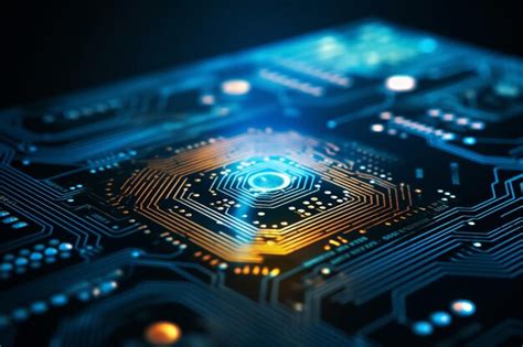 Premium Photo Microchip Integrated Into A Biometric Identification System