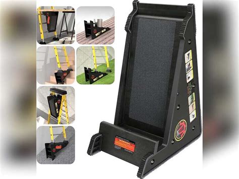 Ladder Leveler Pitch Hopper Stair Ladder With Storage Ladder Leveling Tool Ladder Jacks Easy