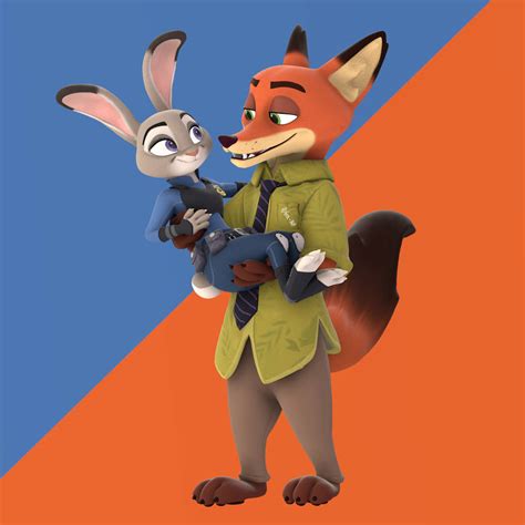 Judy Hopps And Nick Wilde By Robinolsen2011 On Deviantart