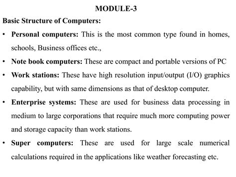 Basic Structure Of Computers Functional Units Basic Operational