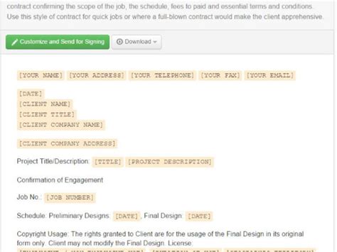 Design Build Contract Template Form Where To Find Web Design Contract
