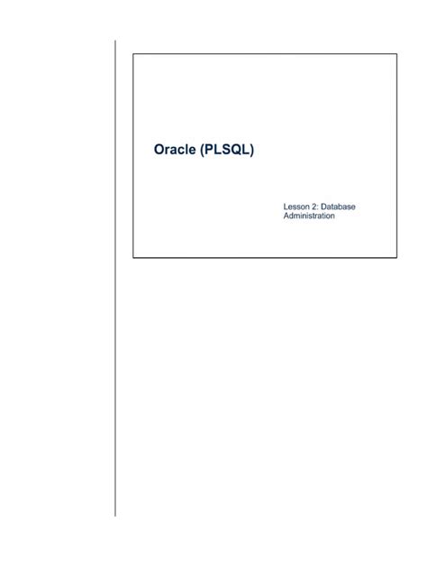 Oracle Plsql Classbook Lesson02 Pdf Sql Computer Programming
