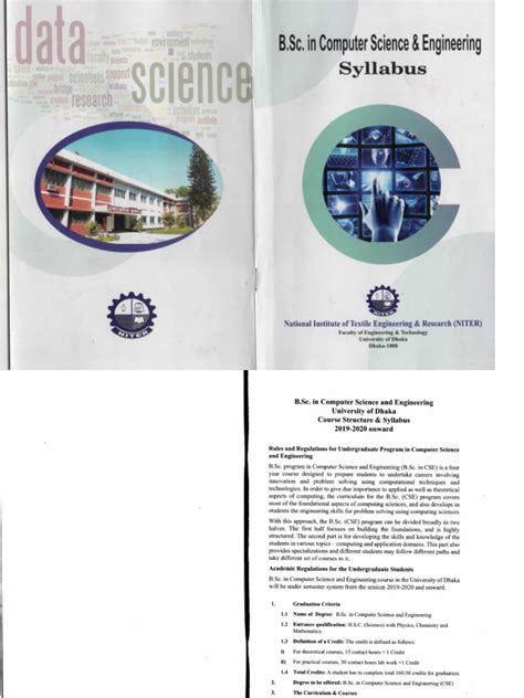 Cse Syllabus Pdf Academic Degree Computing