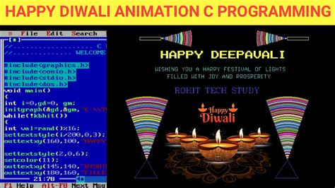 Diwali Celebrate Programming In C Language Happy Diwali C Programming