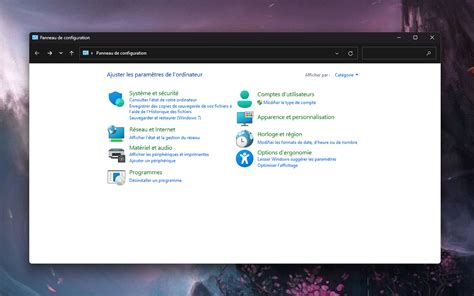 Windows 11 le panneau de configuration va perdre de son utilité