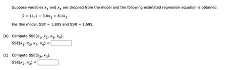 Solved In A Regression Analysis Involving 30 Observations