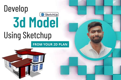 Do 3d Model For Your 2d Plan Using Sketchup By Dinesh Drafter Fiverr