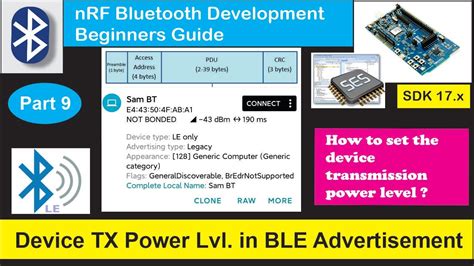 Nrf5 Sdk Tutorial For Beginners Pt 45 I Tx Power Level In