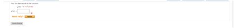 Solved Find The Derivative Of The Function Chegg