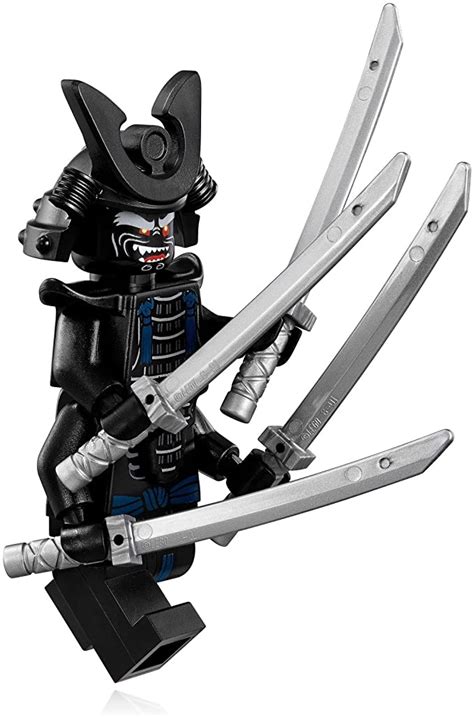 Amazon Com The Lego Ninjago Movie Minifigure Lord Garmadon With Body Armor Toys