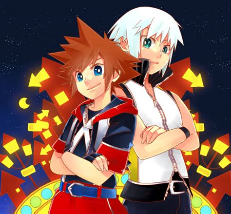 Sora And Riku Kingdom Hearts Drawn By Guti Guti Danbooru
