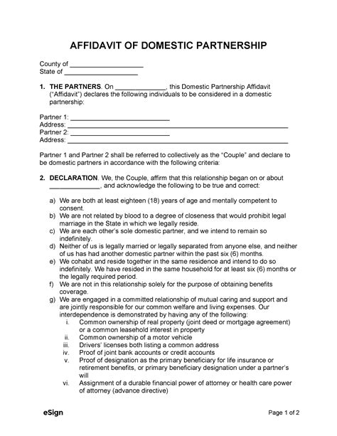 Free Affidavit Templates Pdf Word