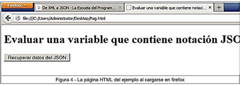 Parsear un texto JSON con JavaScript Asesoría y capacitación en
