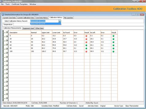 Calibration Database Calitec Calibration Instruments And Equipment Sales And Services 71 Calibration Database Calitec Calibration Instruments And Equipment Sales And Services 71