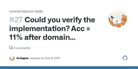 Could You Verify The Implementation Acc 11 After Domain Adaptation