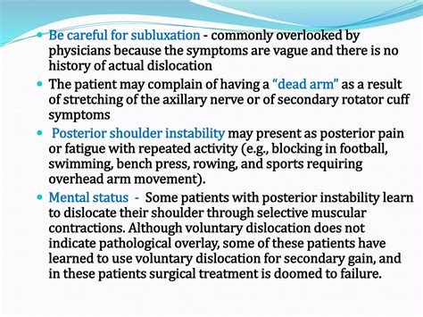 Recurrent Shoulder Dislocation Pptx