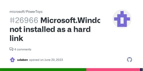 Microsoftwindowssdknetdll Not Installed As A Hard Link · Issue 26966 · Microsoftpowertoys