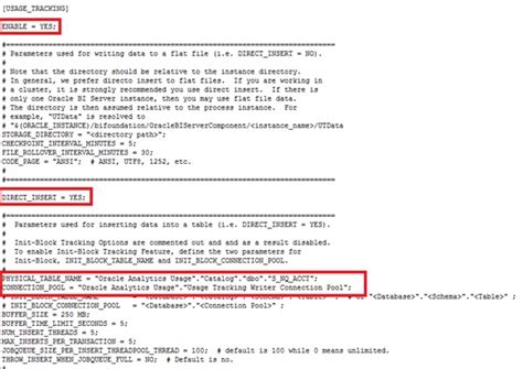 usage tracking obiee 12c blogs perficient